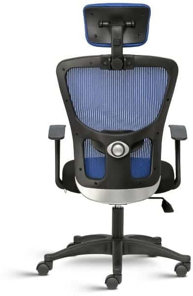 Transteel Fluid HB Lite AN Blue Leatherette Mesh Office Adjustable Arm Chair Price in India Buy Transteel Fluid HB Lite AN Blue Leatherette Mesh Office Adjustable Arm Chair online at Flipkart