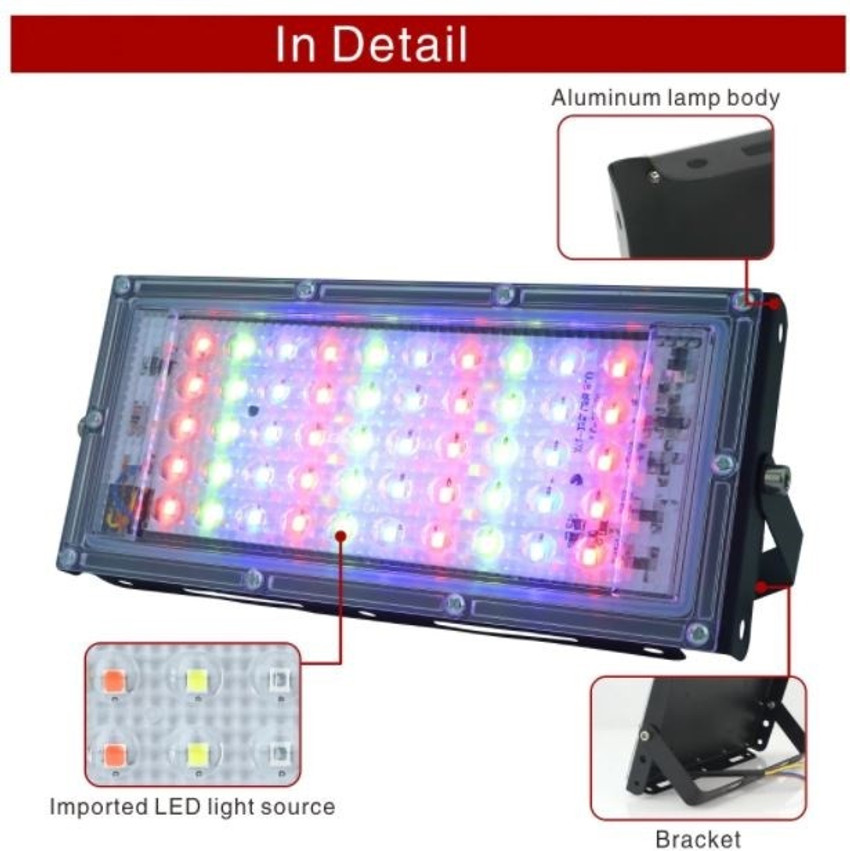 Multi Colour Led Flood Light | Shelly Lighting
