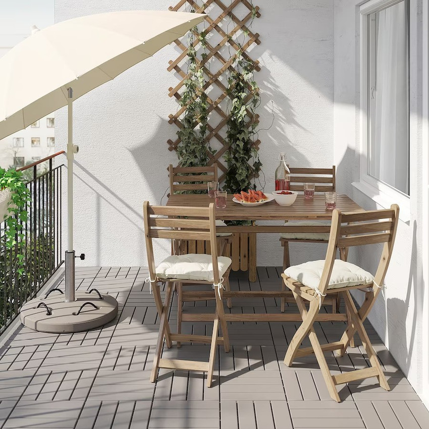 IKEA Askholmen Solid Wood Outdoor Table Price in India Buy IKEA Askholmen Solid Wood Outdoor Table online at Flipkart