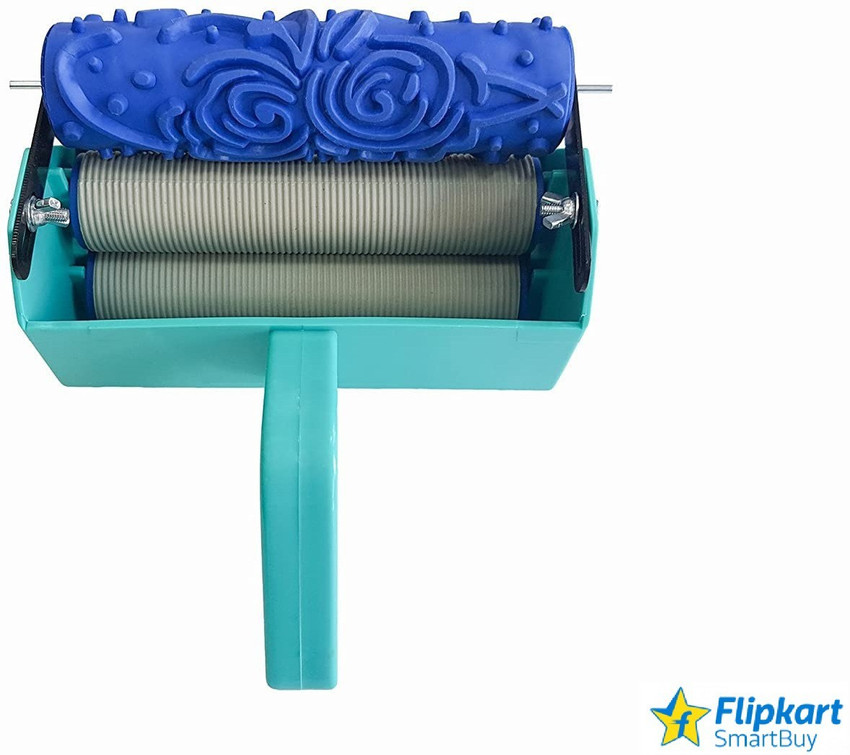 Flipkart SmartBuy Design Roller for Wall Painting 7 inches Machine with Flower Design Texture Roller COMBO037C7 Paint Roller Price in India Buy Flipkart SmartBuy Design Roller for Wall Painting