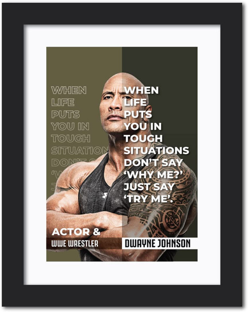 Dwayne Johnson Motivational Posters