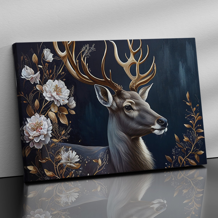 Deer Painting Abstract