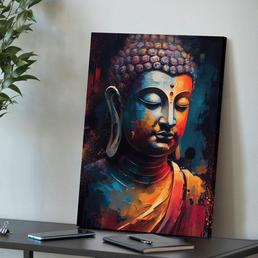 Buddha canvas painting store