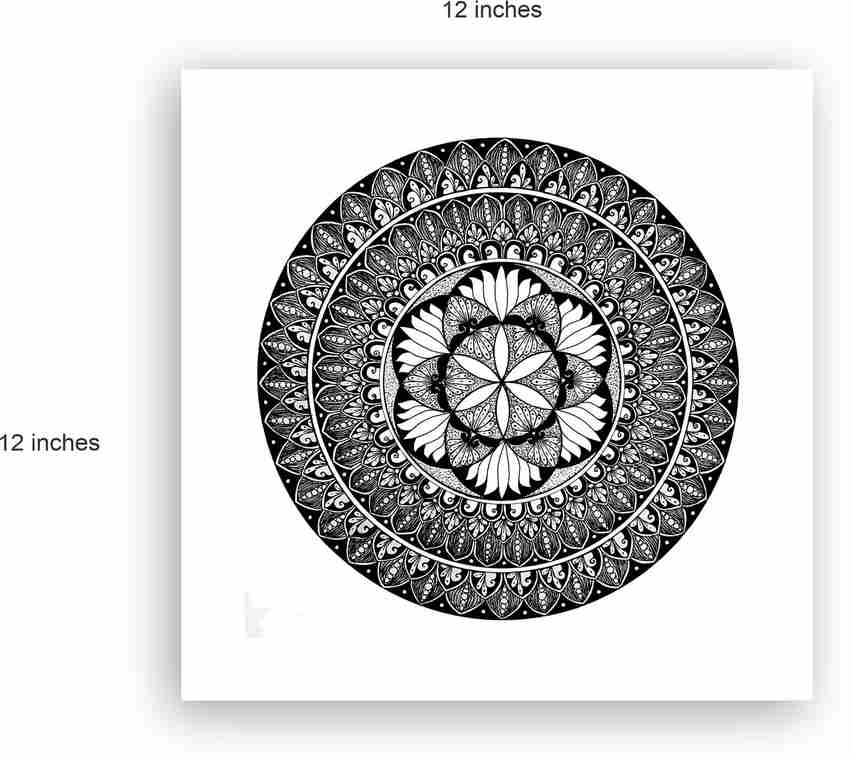 Mandala Art Black And White
