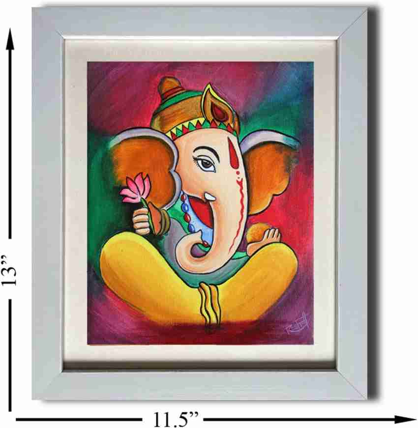 Ganesha Paintings Acrylic
