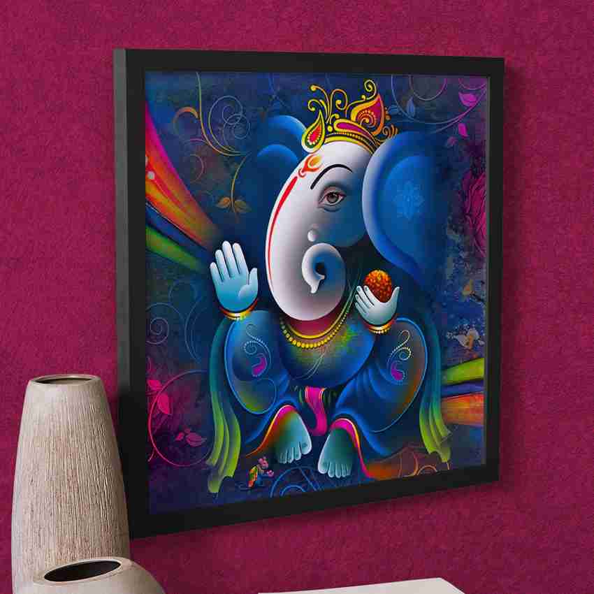 Abstract Paintings Lord Ganesha Buy Ritwika's Abstract Of Lord Ganesha