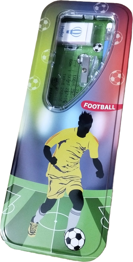 Pencil Drawn Soccer Goal Box