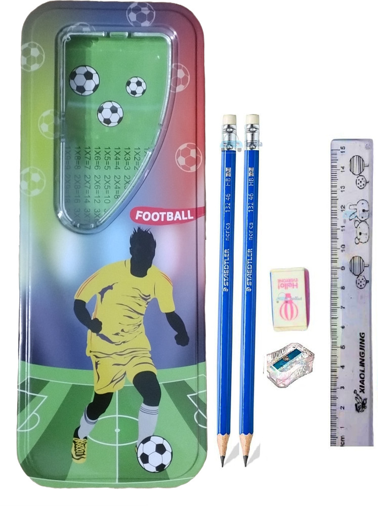 Pencil Drawn Soccer Goal Box
