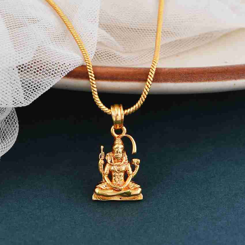 Shiv gold locket store