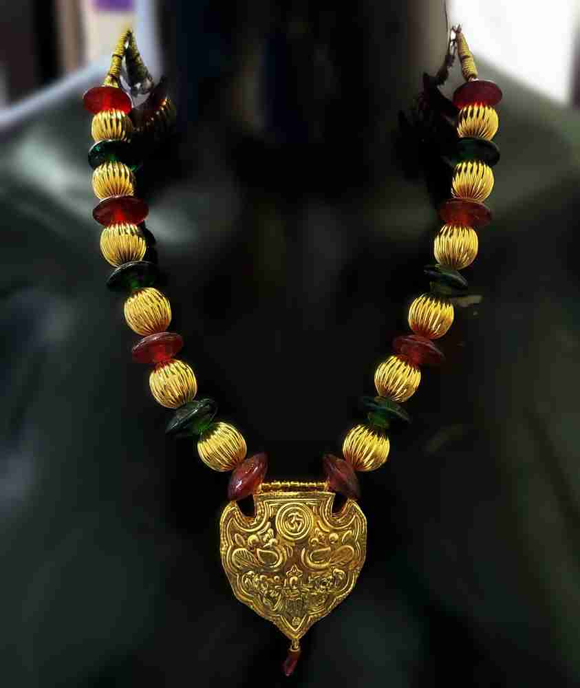 simar art SIMAR HARYANVI JUGNI NECKLACE PUNJABI KANTHI KANTA HARYANVI TRADITIONAL Alloy Pendant