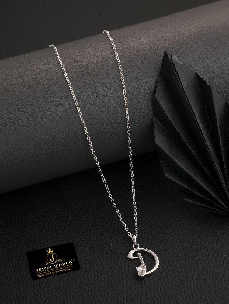 Silver Pendants For Women Silver Chain Modern Girl Long Necklace Women