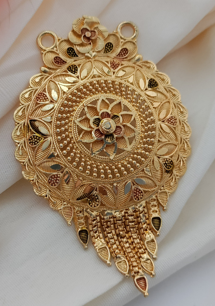 JAITU JEWELS Beautiful Trending Gold Pendant For Womens Wear Gold plated Beads Brass Pendant Price in India Buy JAITU JEWELS Beautiful Trending Gold Pendant For Womens Wear Gold plated Beads Brass Pen...