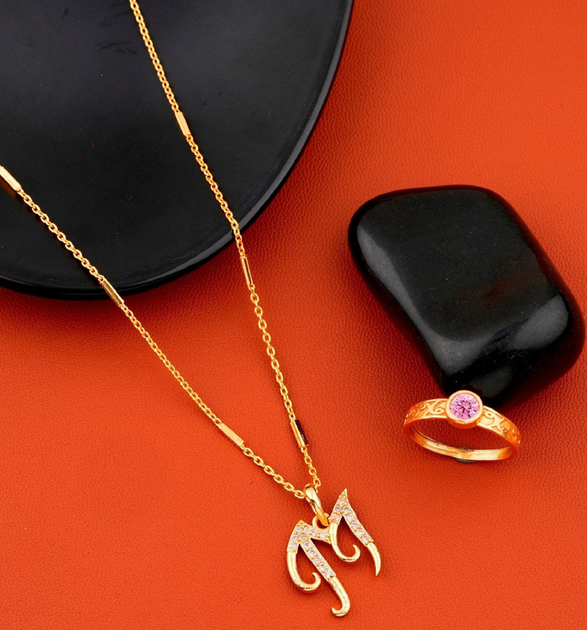 M Alphabet In Diamond