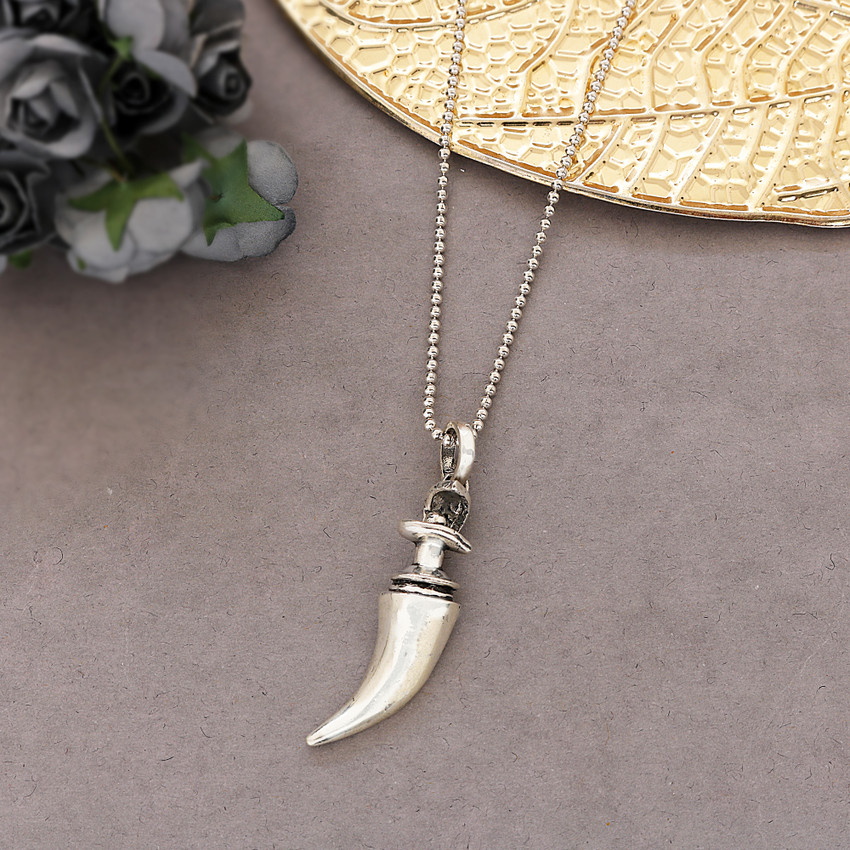 MODERN CULTURE JEWELS 925 Oxidized Silver Lion Tooth Pendant Jewellery For Unisex Sterling Silver Pendant Set Price in India Buy MODERN CULTURE JEWELS 925 Oxidized Silver Lion Tooth Pendant Jewellery ...