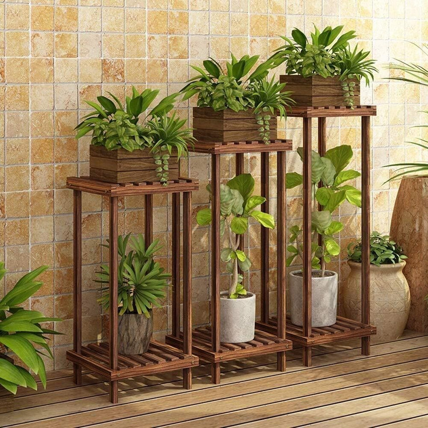 Solid Wood Plant Stand