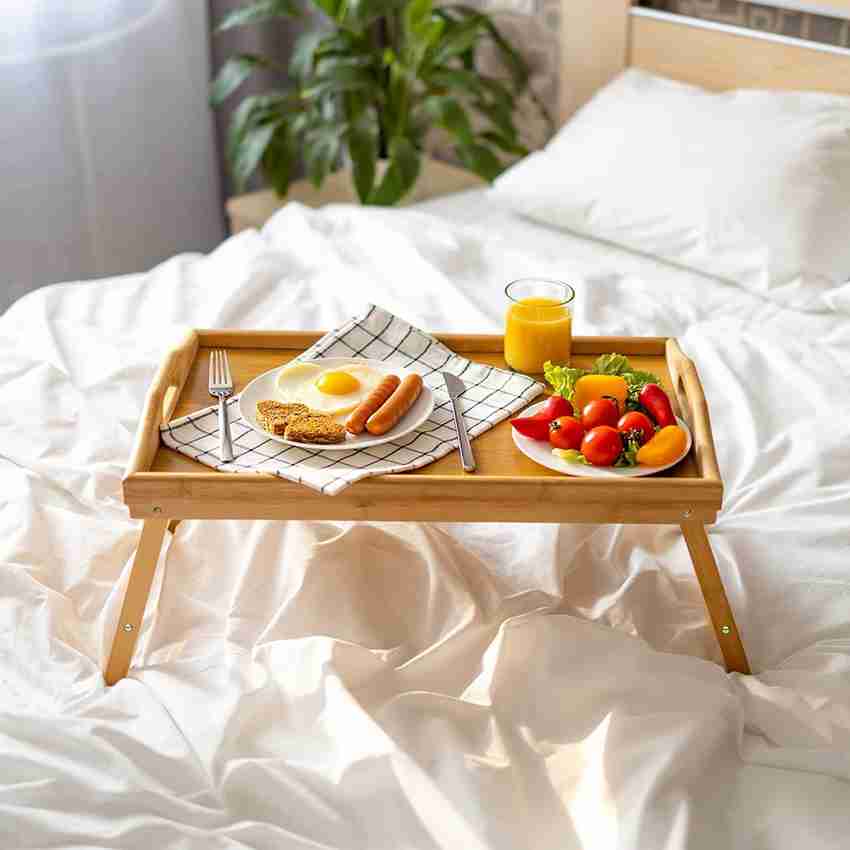 Manogyam Bamboo Folding Breakfast Serving Trays with Handles Foldable Legs for Sofa Bed Tray Price in India Buy Manogyam Bamboo Folding Breakfast Serving Trays with Handles Foldable Legs for Sofa Bed ...