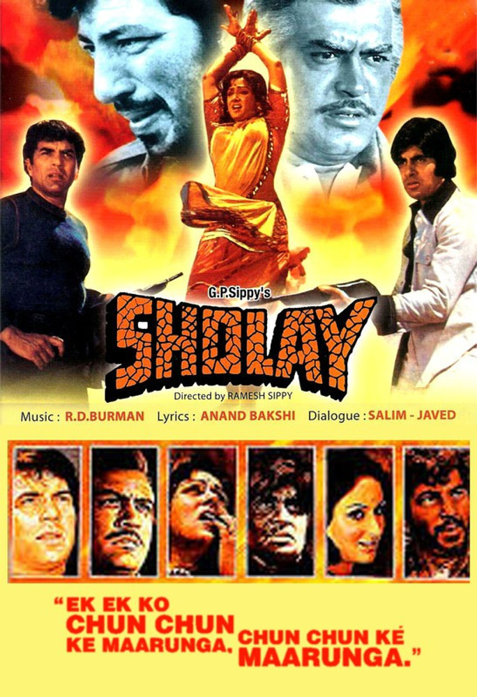 Sholay Movie Posters