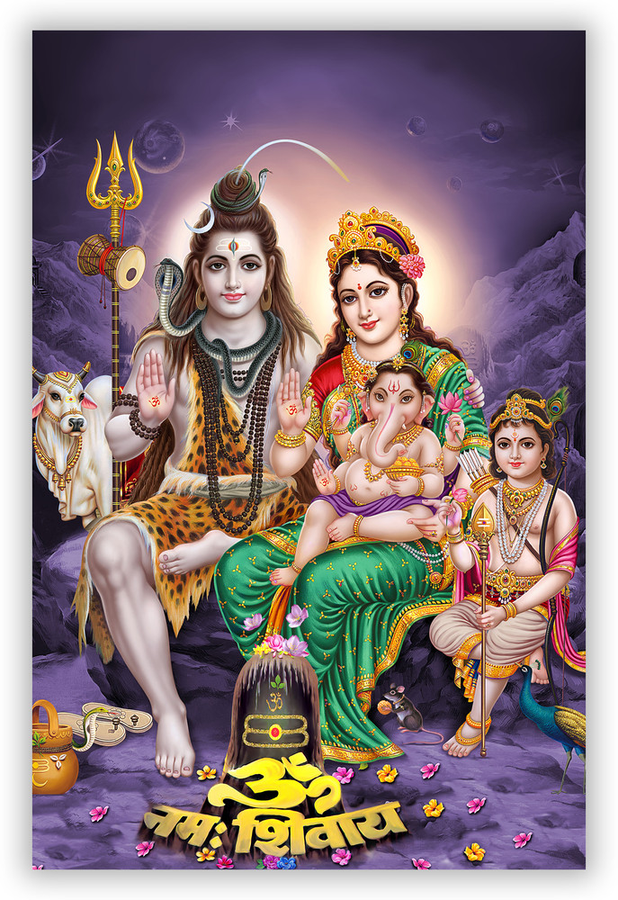 Lord Shiva Family Images