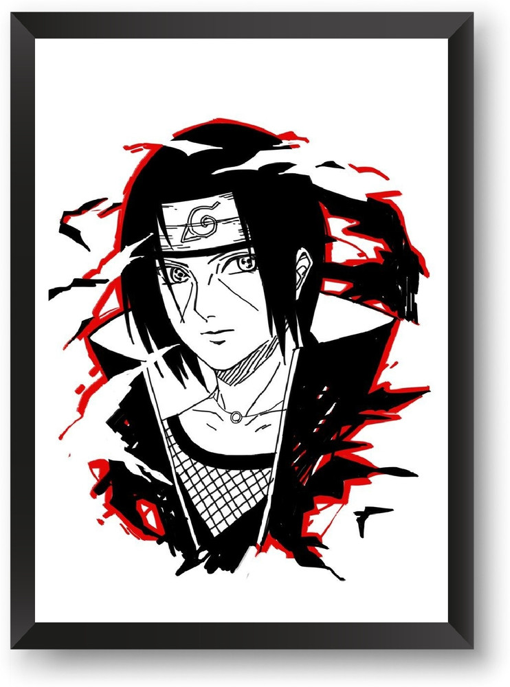 Itachi Uchia Black And White