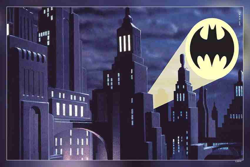 Gotham City Skyline Poster