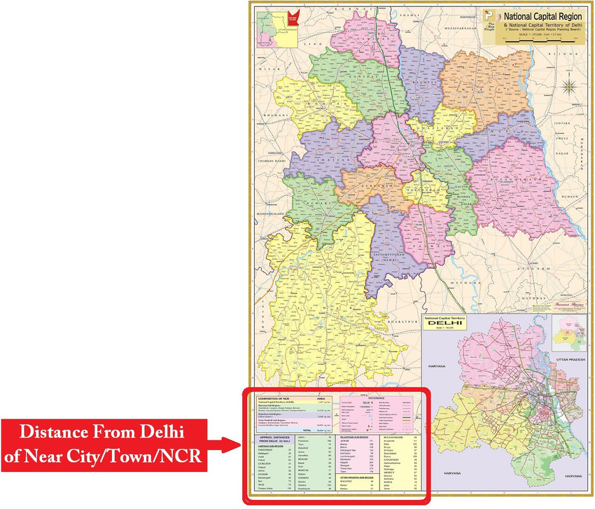 New Delhi Ncr Map
