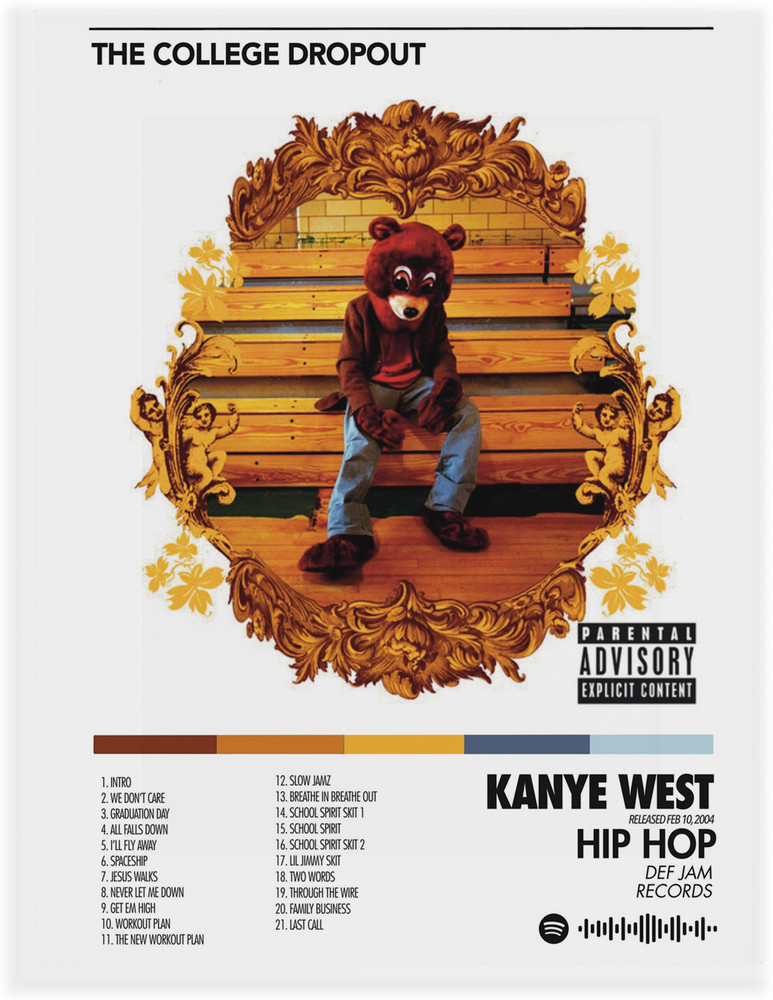 Kanye West College Dropout Poster Issuu