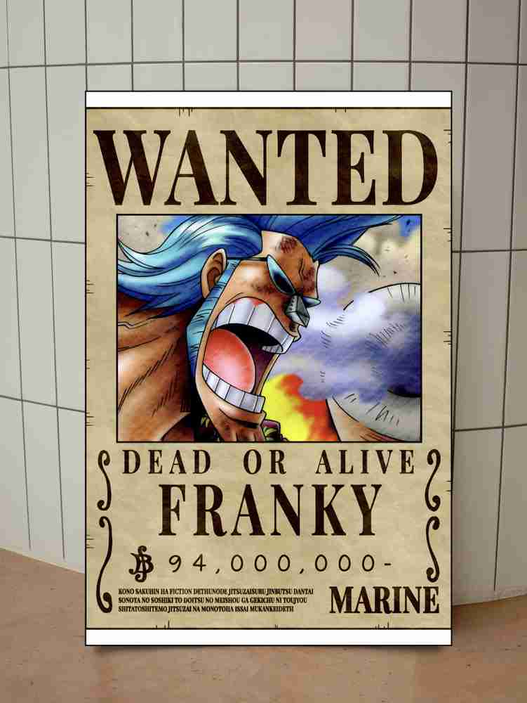 One Piece Wanted Posters Franky