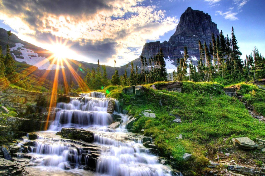 Rising Nature Summer Scene