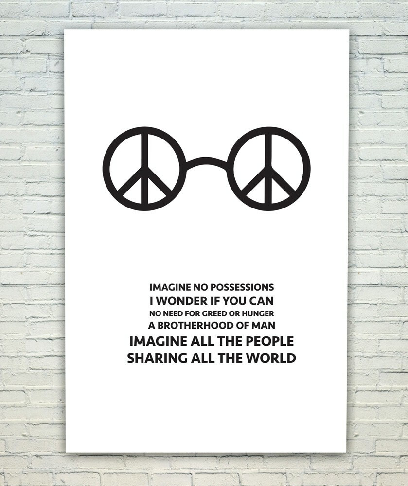John Lennon Imagine Quotes John Lennon Quotes By Gunawan Rb Wall Art