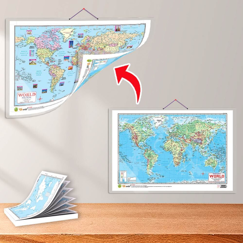 World Political Map For Students Elementary School Map