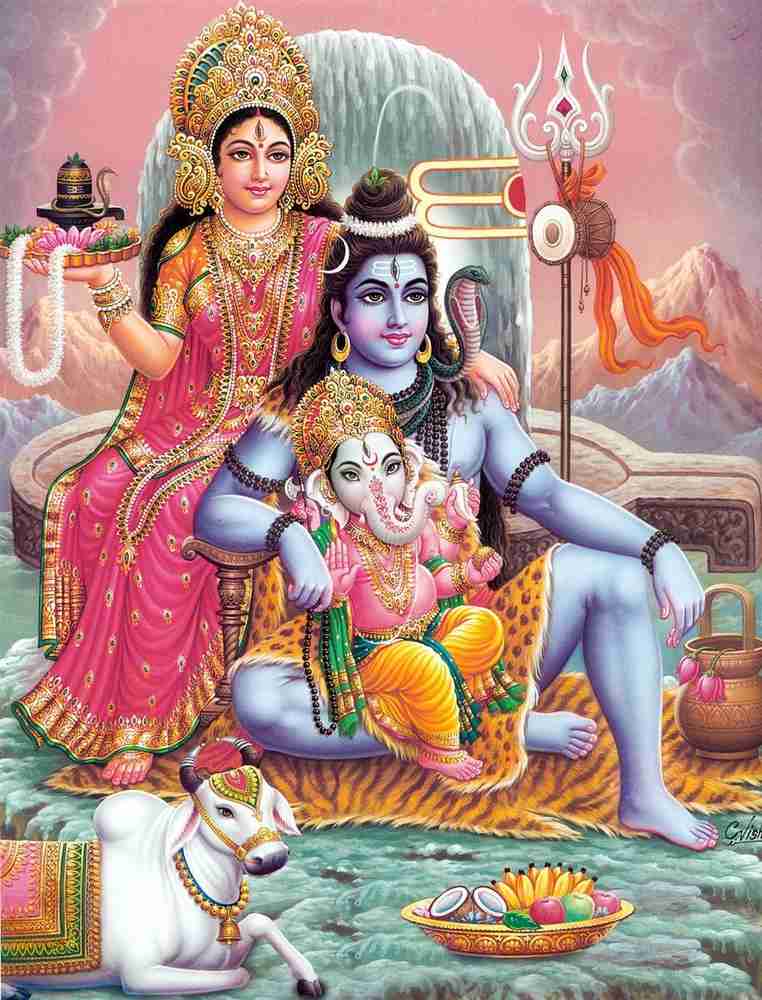 Shiv Ganesh Impresionante Subidón Imagen Que Presenta A Lord Shiva