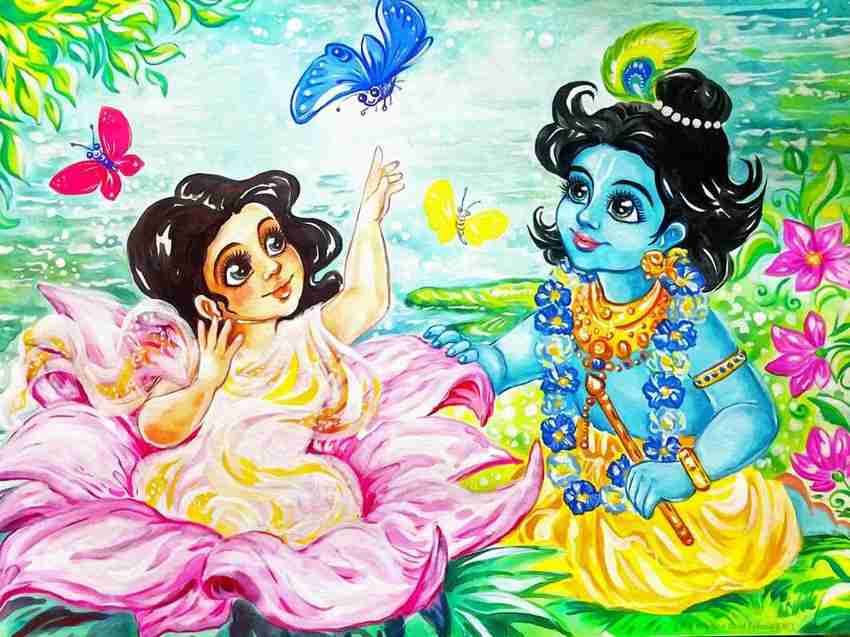 Lord Krishna Baby Animated
