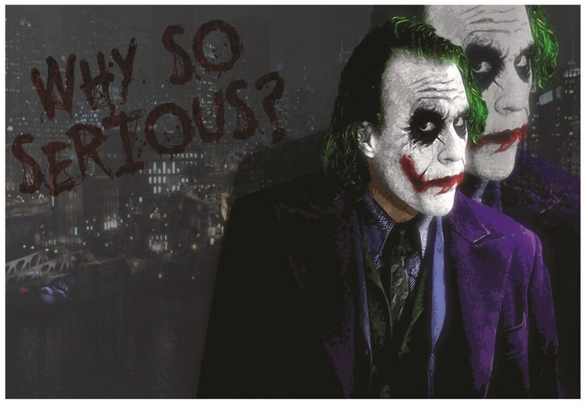 Joker Why So Serious Poster