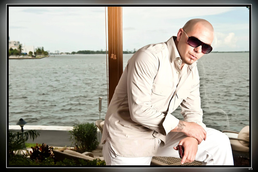 Pitbull Rapper Beach