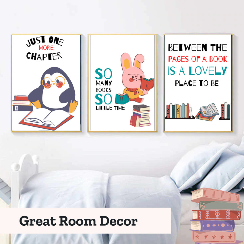 Wall Art Reading Quotes Motivational Book Quote Canvas Wall Art