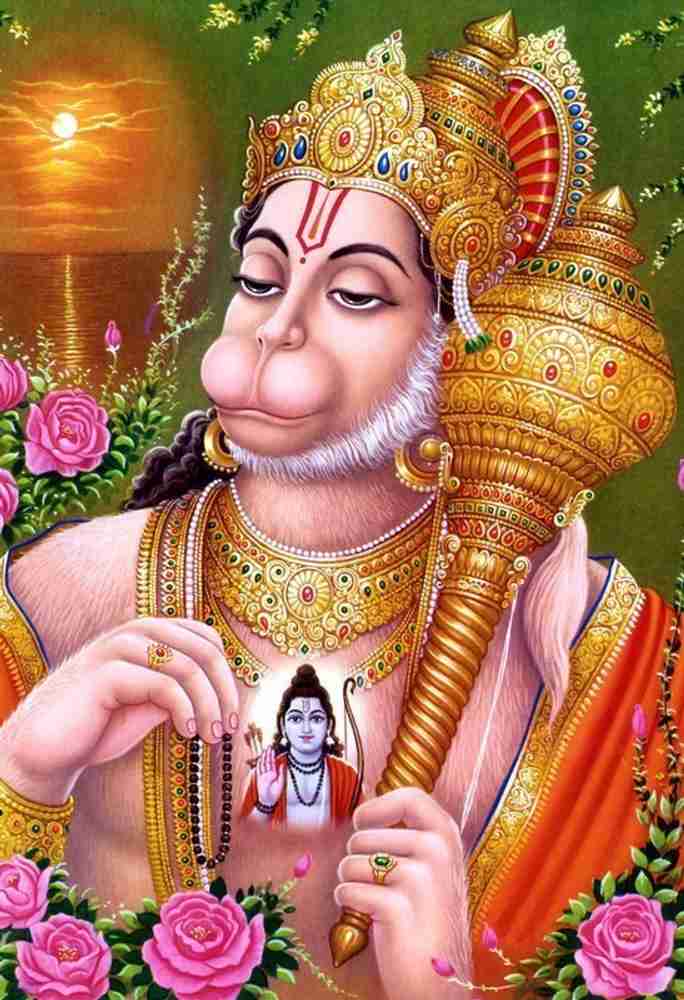 Ram Bhakth Hanuman Ji HD Quality poster on LARGE PRINT 36X24 INCHES Photographic Paper Religious posters in India Buy art film design movie music nature and educational paintings wallpapers at Flipkar...