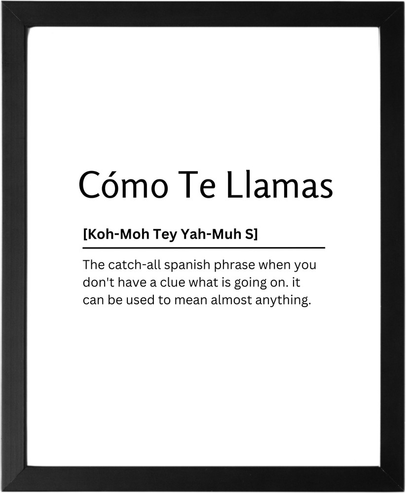 Affiche Como Te Llamas