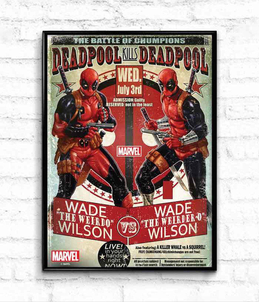 Deadpool Chimichanga Poster