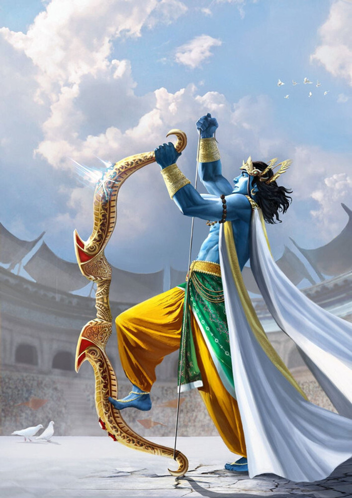 Animated Lord Vishnu Wallpapers
