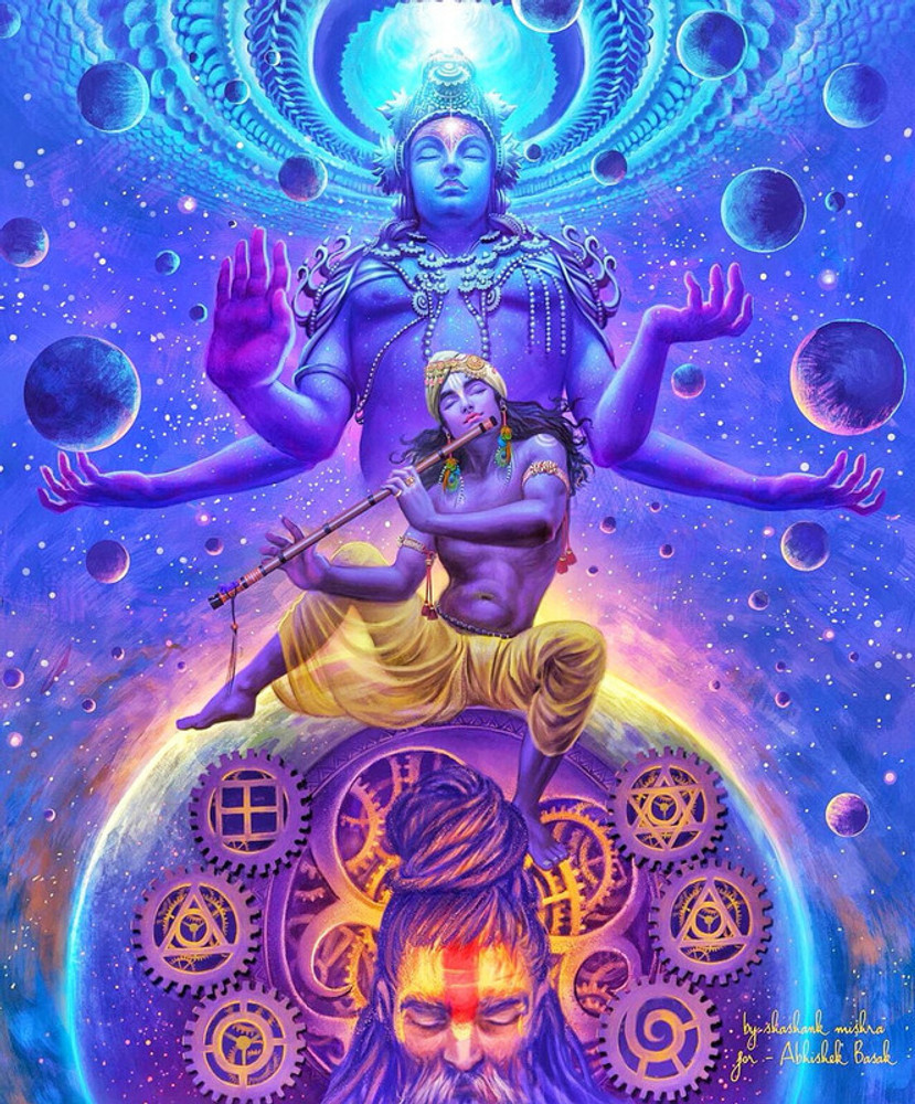 Animated Lord Vishnu Wallpapers