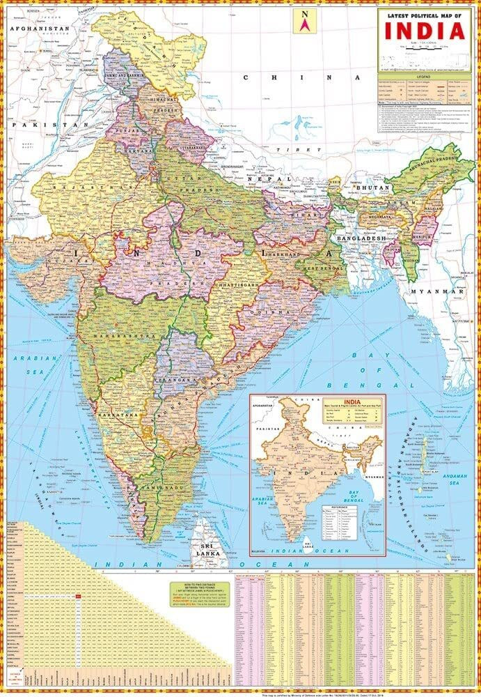 Map Of India India Map Political Map Map Maps Of India | Detailed Map