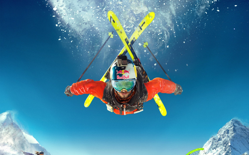Steep Skiing 4K 5K ON FINE ART PAPER HD QUALITY WALLPAPER POSTER Fine Art Print Art Paintings posters in India Buy art film design movie music nature and educational