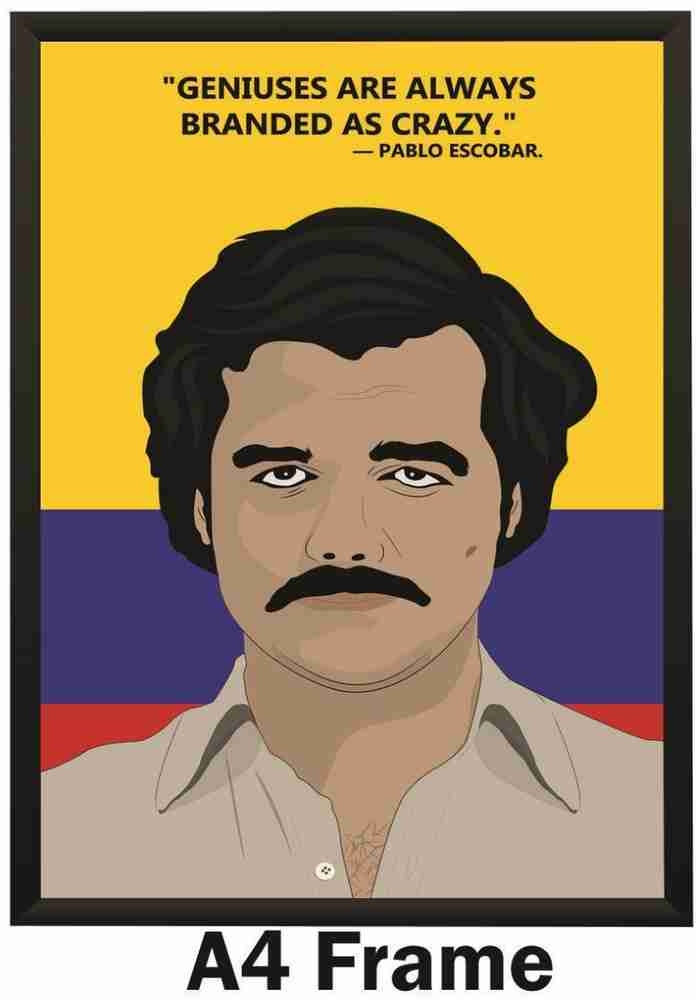 Pablo Escobar Quote YINGXI Narcos TV Show Movie Posters Pablo Escobar