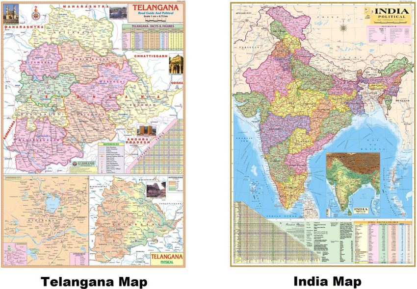 On Indian Map Telangana