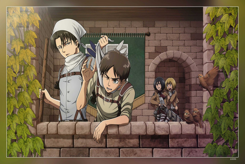 Attack On Titan Levi And Eren Fighting