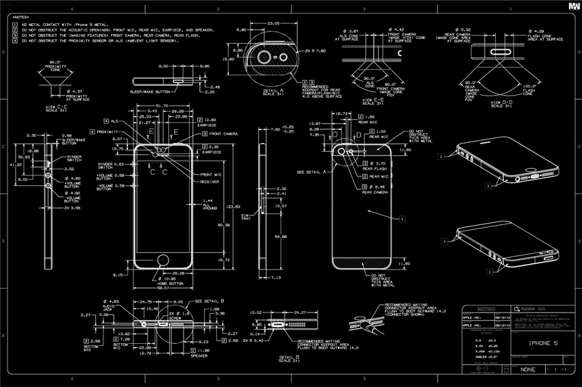 Iphone Blueprint Background
