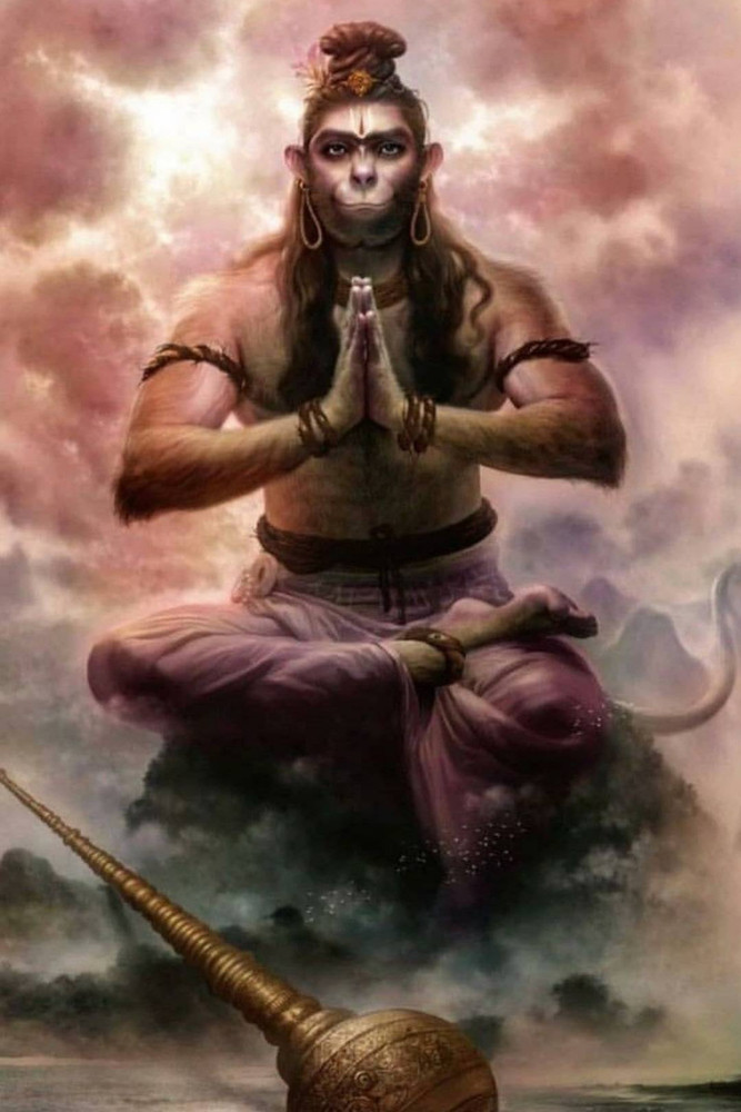 Bal Hanuman Hd Hanuman Ji Poster Bajrangbali,Sankat Mochan,Bal