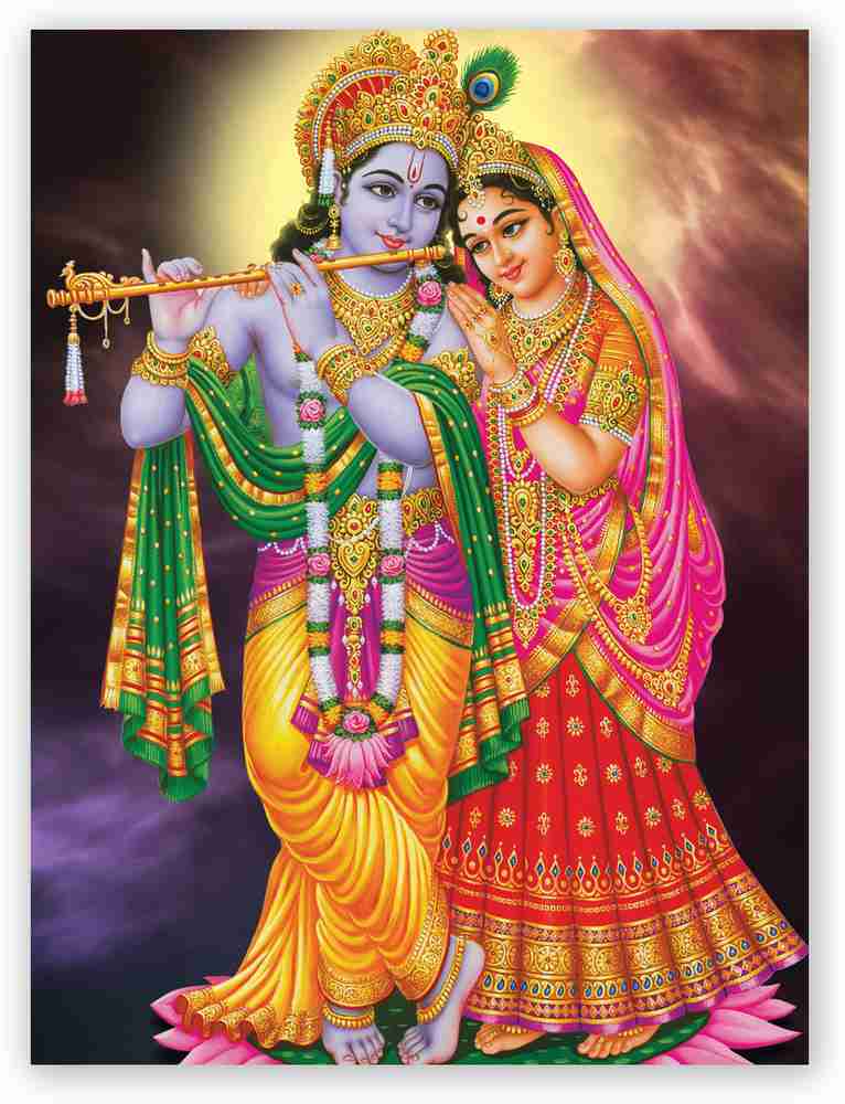 Krishna Radha Deus Hindu Ilustração Do Hindu Mitológico, Deus