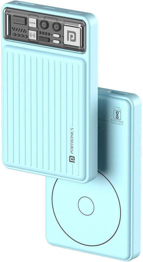 Portronics 10000 mAh 22.5 W Wireless Power Bank