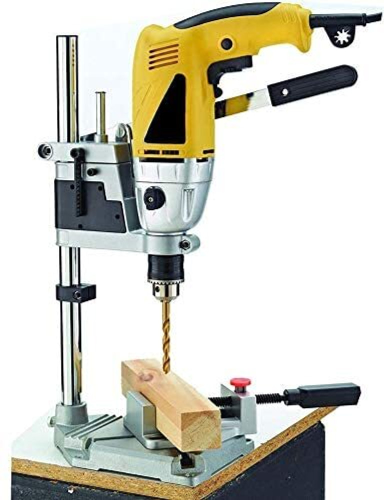 RanPra Heavy Weighted Cast Iron Base Bench Drilling Depth upto 60mm Pistol Grip Drill